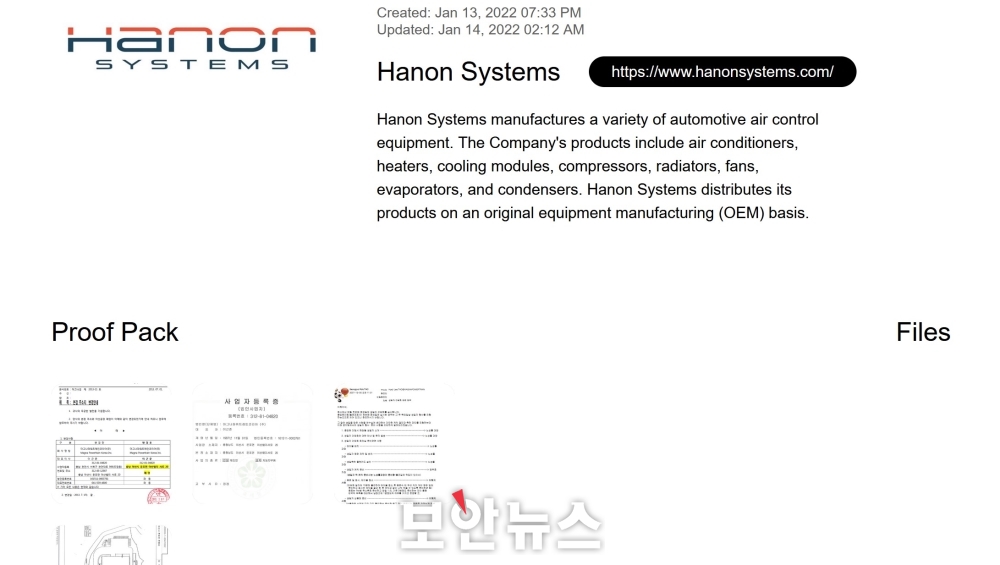 Hanon Systems - Prewave.ai